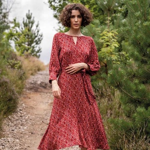 Sewing Pattern Josephine Dress Fibre Mood - Etsy