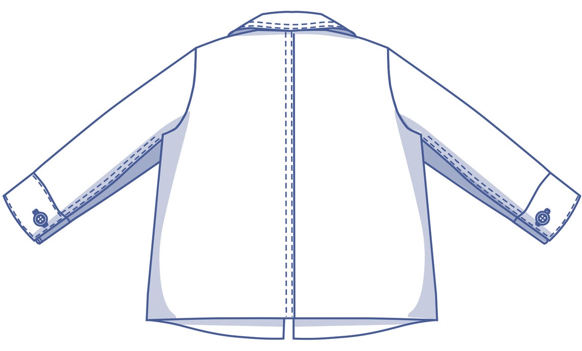 Simon Jacket Sewing Pattern - Etsy