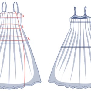 Sewing Pattern Pipa Dress Fibre Mood - Etsy