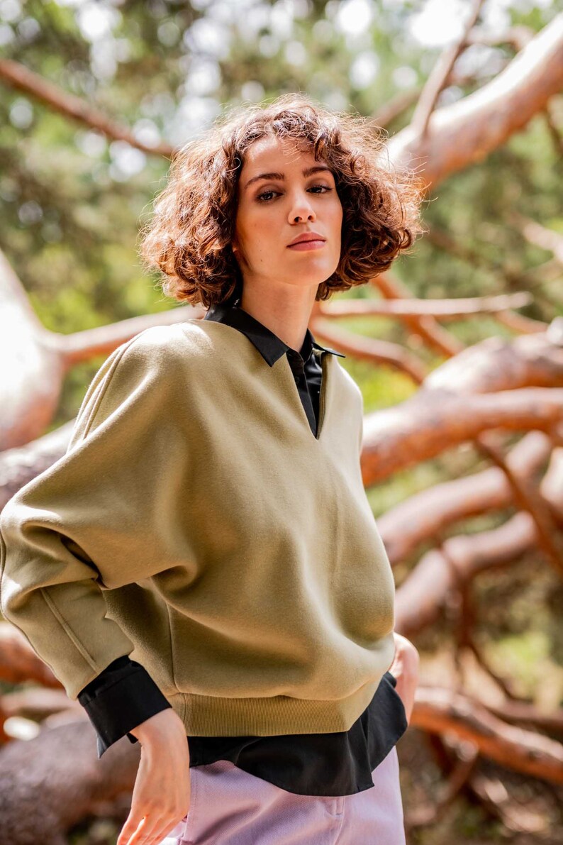Sewing Pattern Elaine Sweater Fibre Mood - Etsy