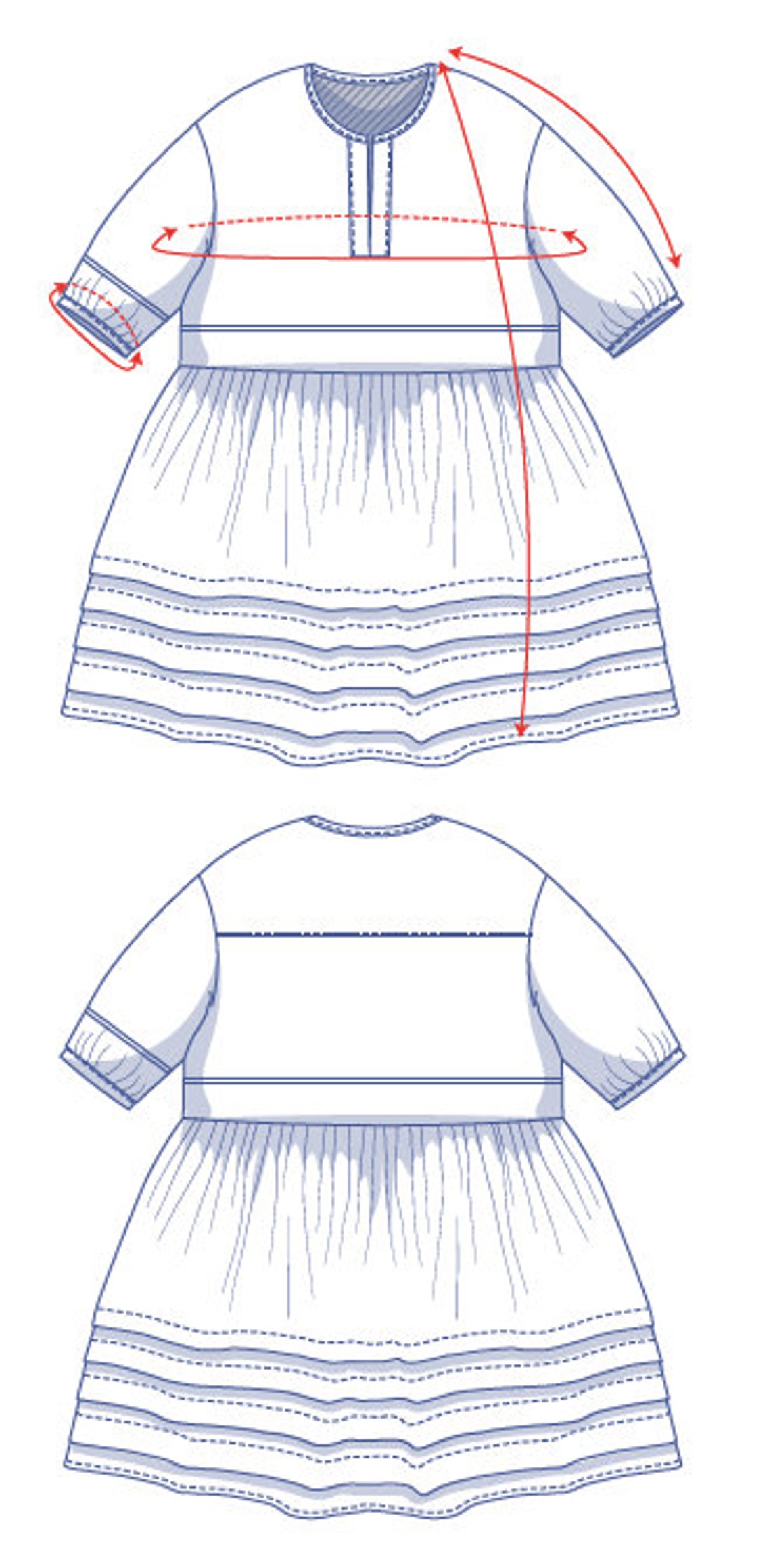 Sewing Pattern Hope Dress Fibre Mood | Etsy