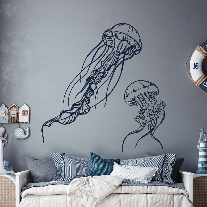 Ocean Theme Wall Decal - Etsy