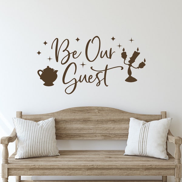 Be Our Guest Decal - Etsy