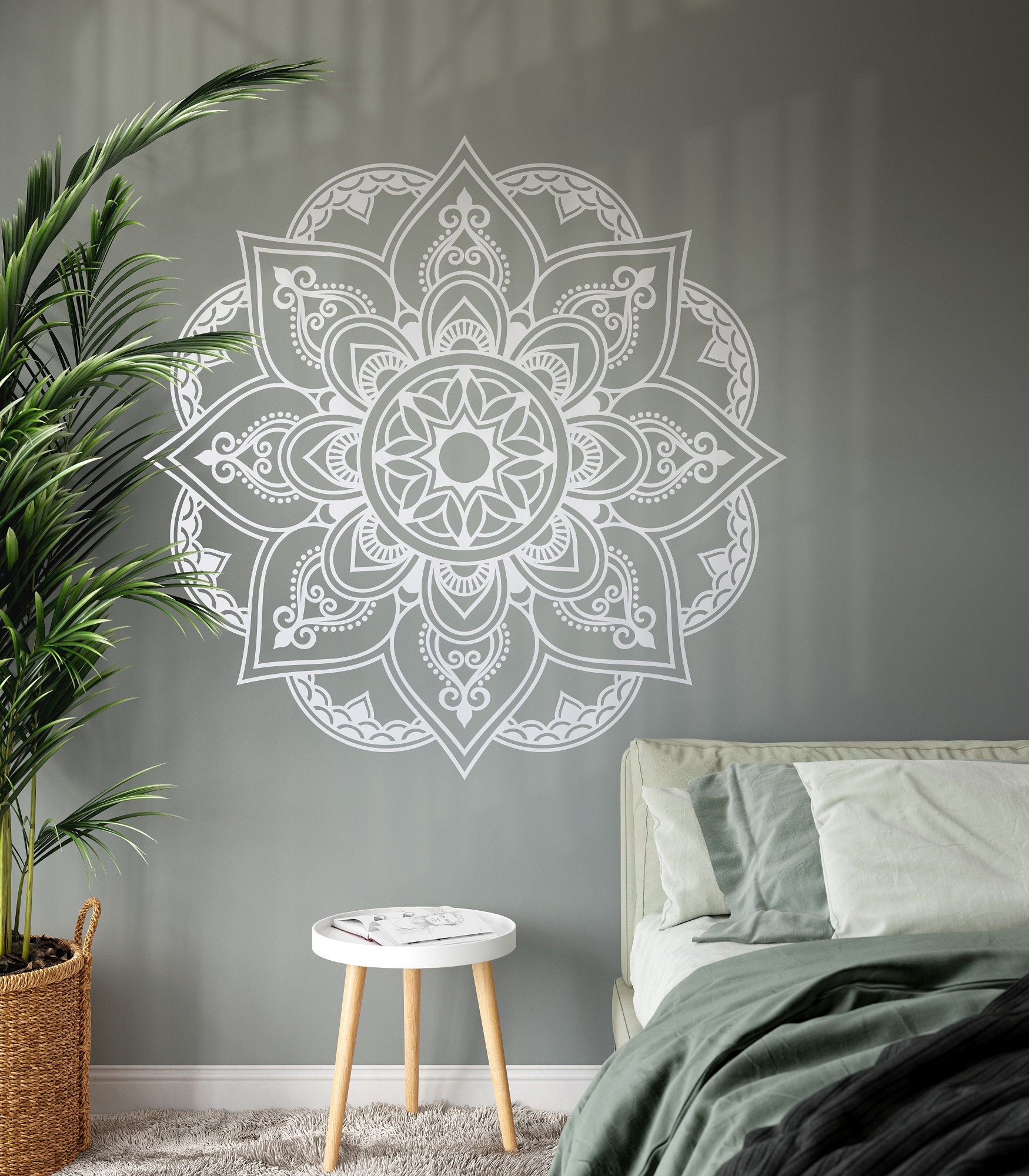 Large Mandala Wall Sticker Spheres Wall Decal Mandala in - Etsy