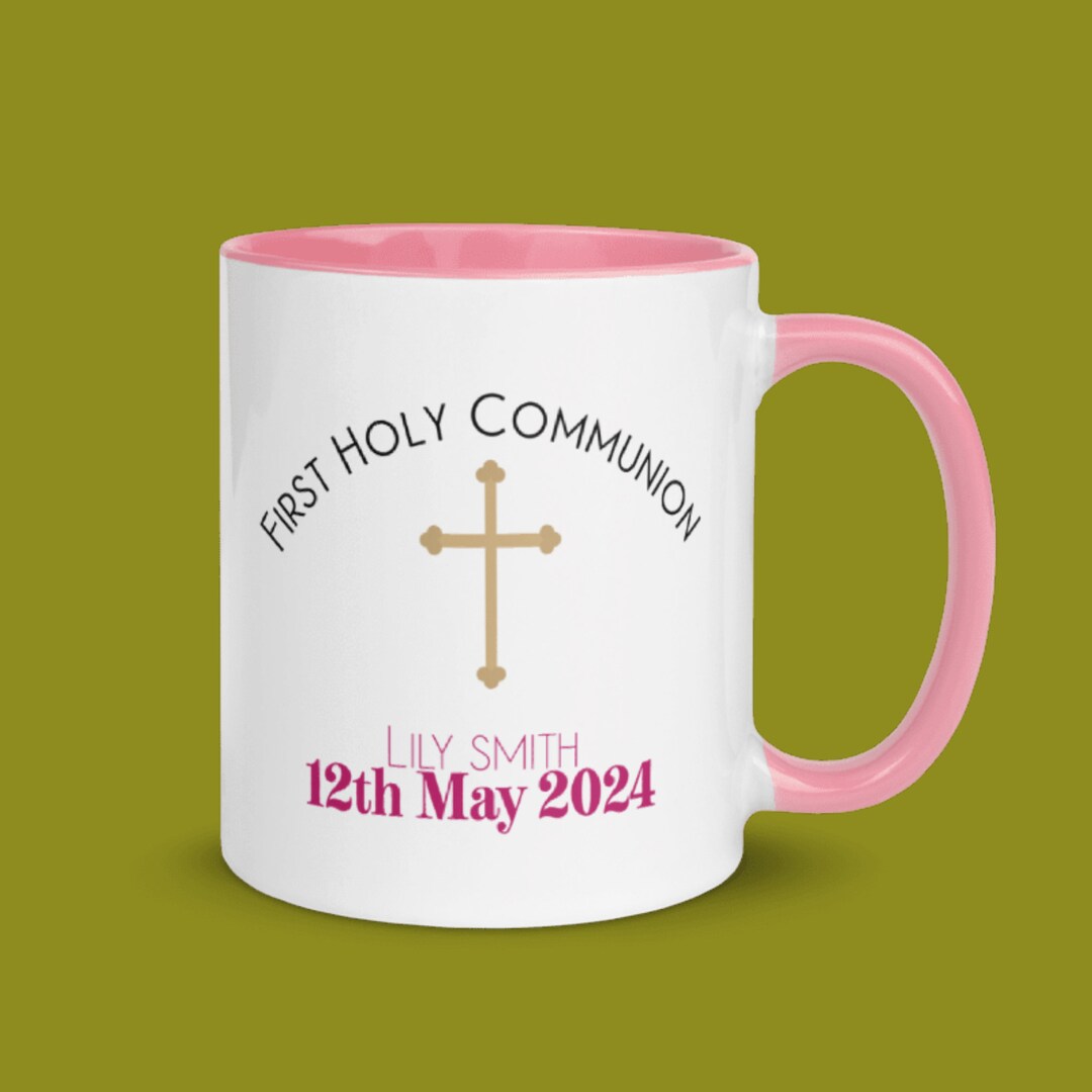 Personalised First Holy Communion Mug, Personalized First Holy ...