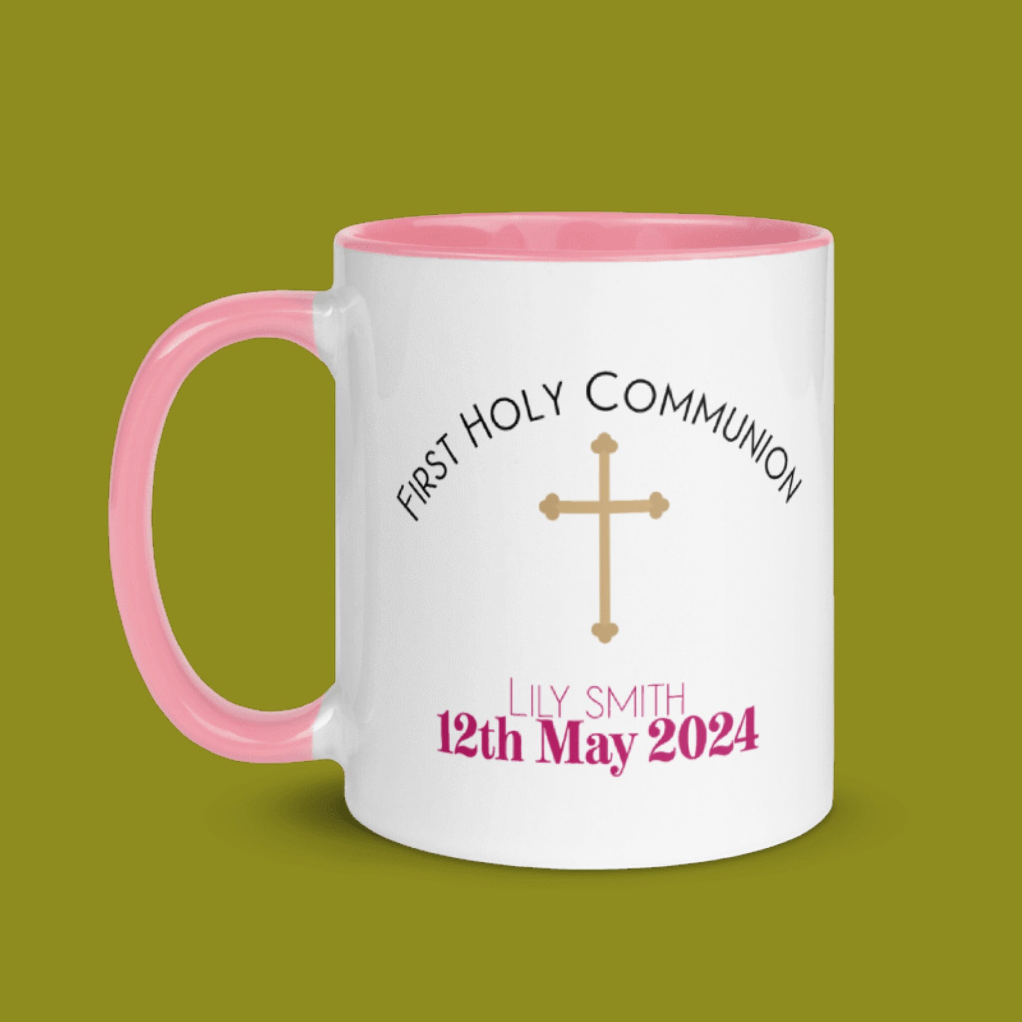 Personalised First Holy Communion Mug, Personalized First Holy ...