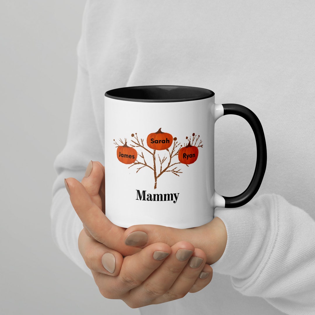 Custom Mammy Mug, Thanksgiving Mug for Mammy, Custom Mammy Mug Children ...