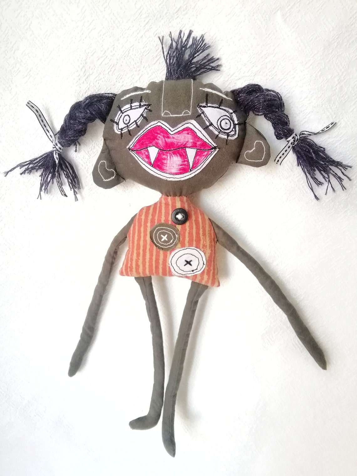 Muñeca fea / Muñeca de miedo / Muñeca vudú / Muñeca Creepy | Etsy