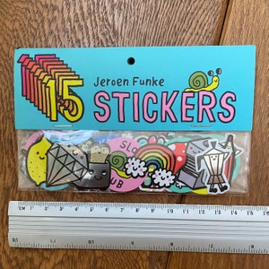 15 STICKERS (holografisch, Zilver) - Etsy