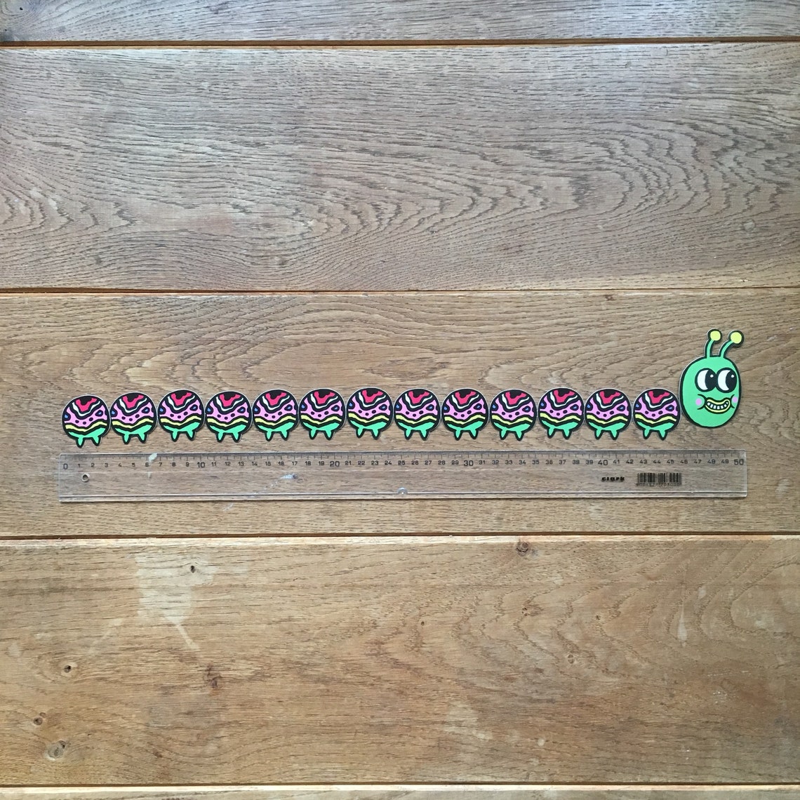 Half a Meter Sticker caterpillar/rups - Etsy