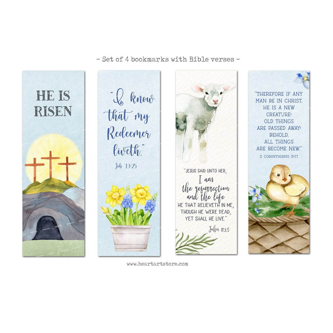 Bookmarks With Bible Verses- Perfect to Add in With a Card for a ...