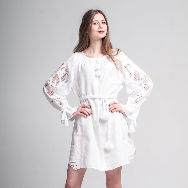 Cutwork Dress - Etsy