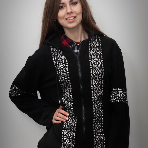 Ukrainian Embroidered Jacket - Etsy