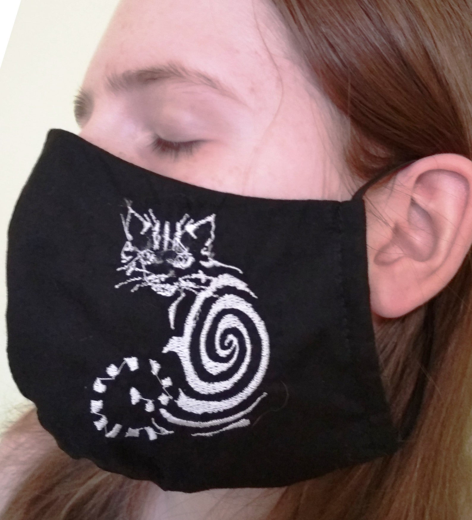 Warriors cats mask Firestar cat face mask Silverstream cat - Etsy Italia