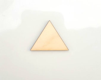 Wood triangles | Etsy