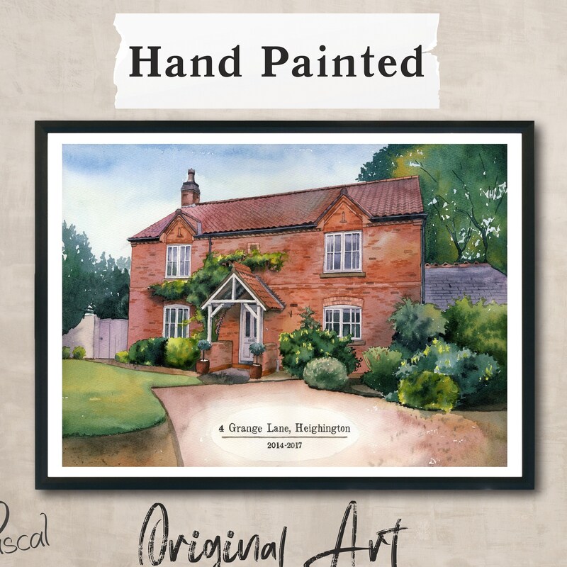 Custom Home Portrait - Etsy