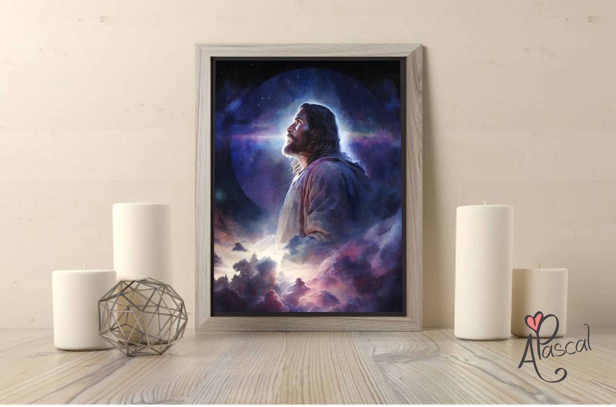 Jesus Portrait Jesus Christ Digital Download Fine Art Print Jesus Contemporary Jesus Christ ...