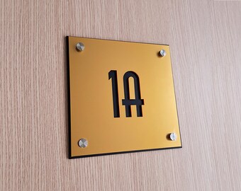 Apartment numbers | Etsy