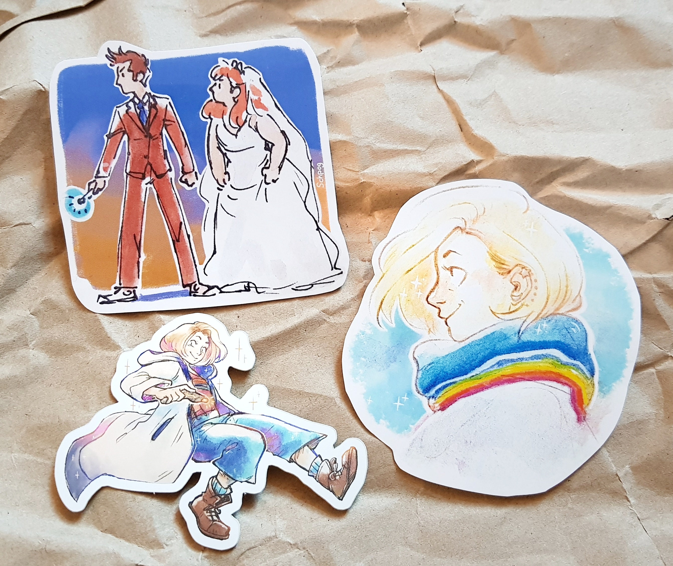 Doctor Who Sticker Set - Etsy