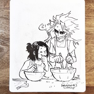 Inko Midoriya - MHA Inkotober! | B|w Prints - Etsy