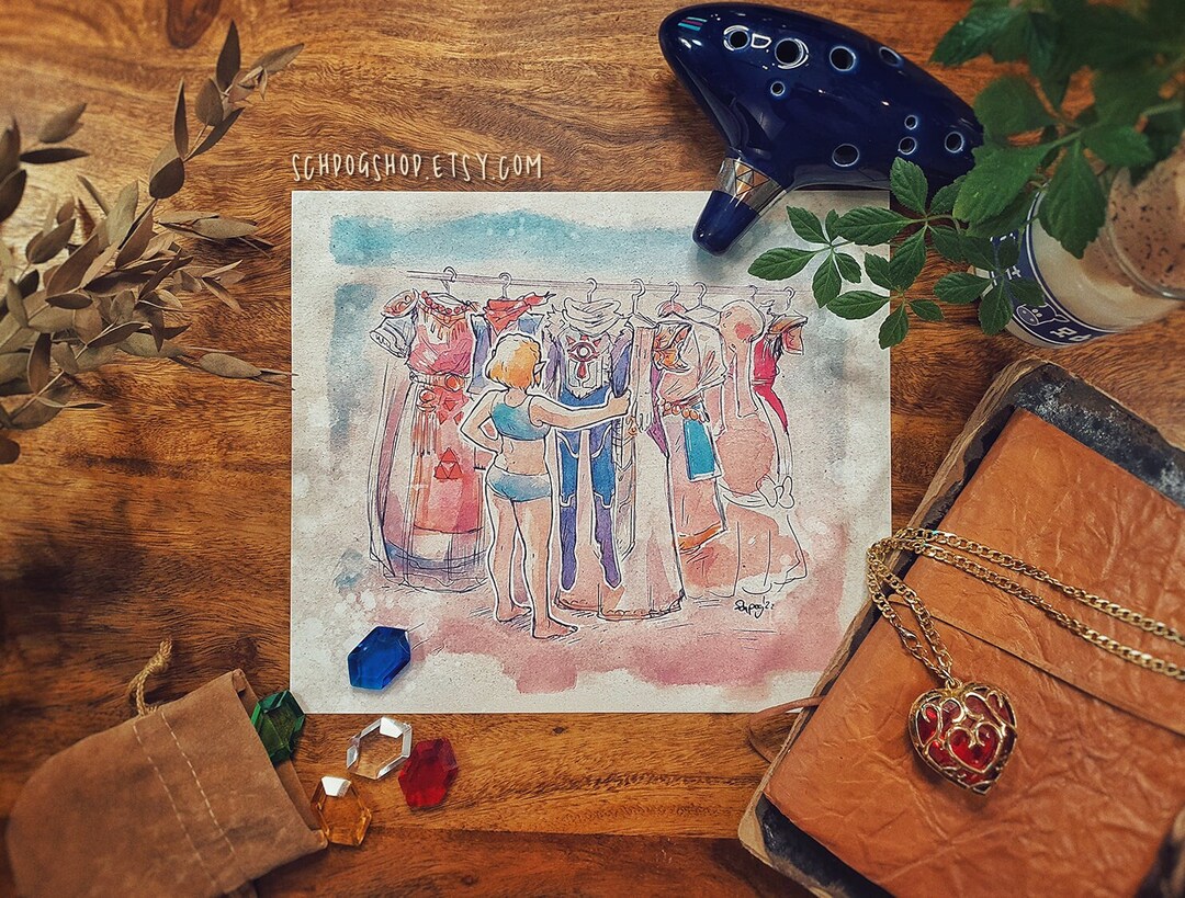 Princess Zelda Identities | Print - Etsy