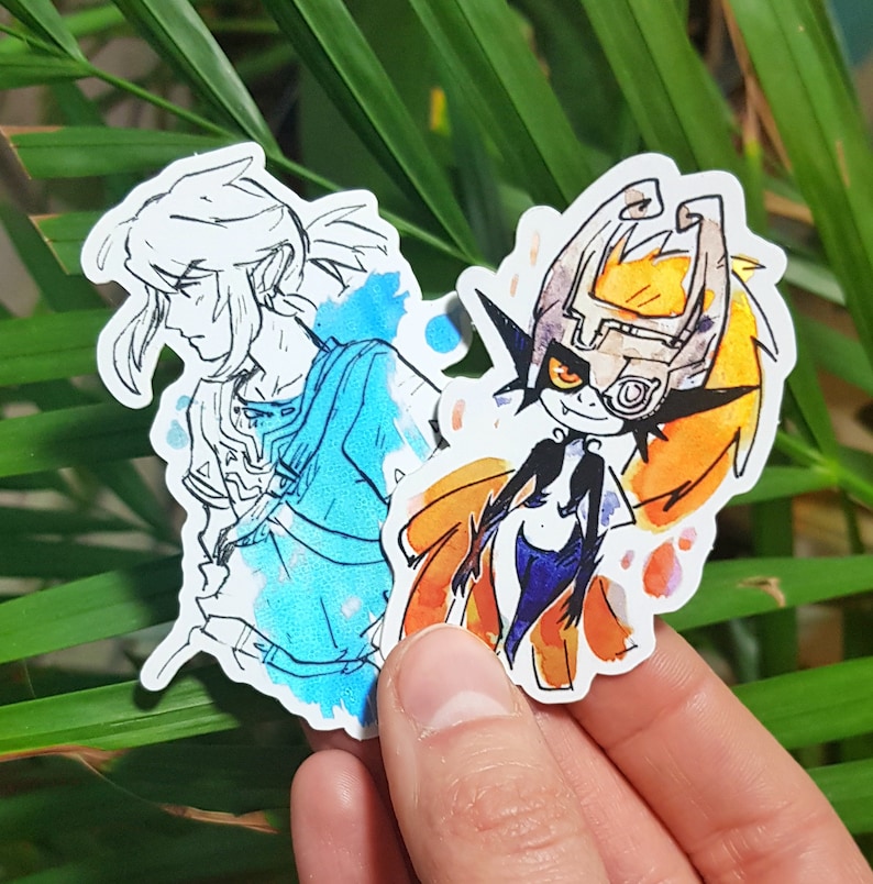 Botw Link | Holographic Sticker | Zelda Breath of the Wild - Etsy