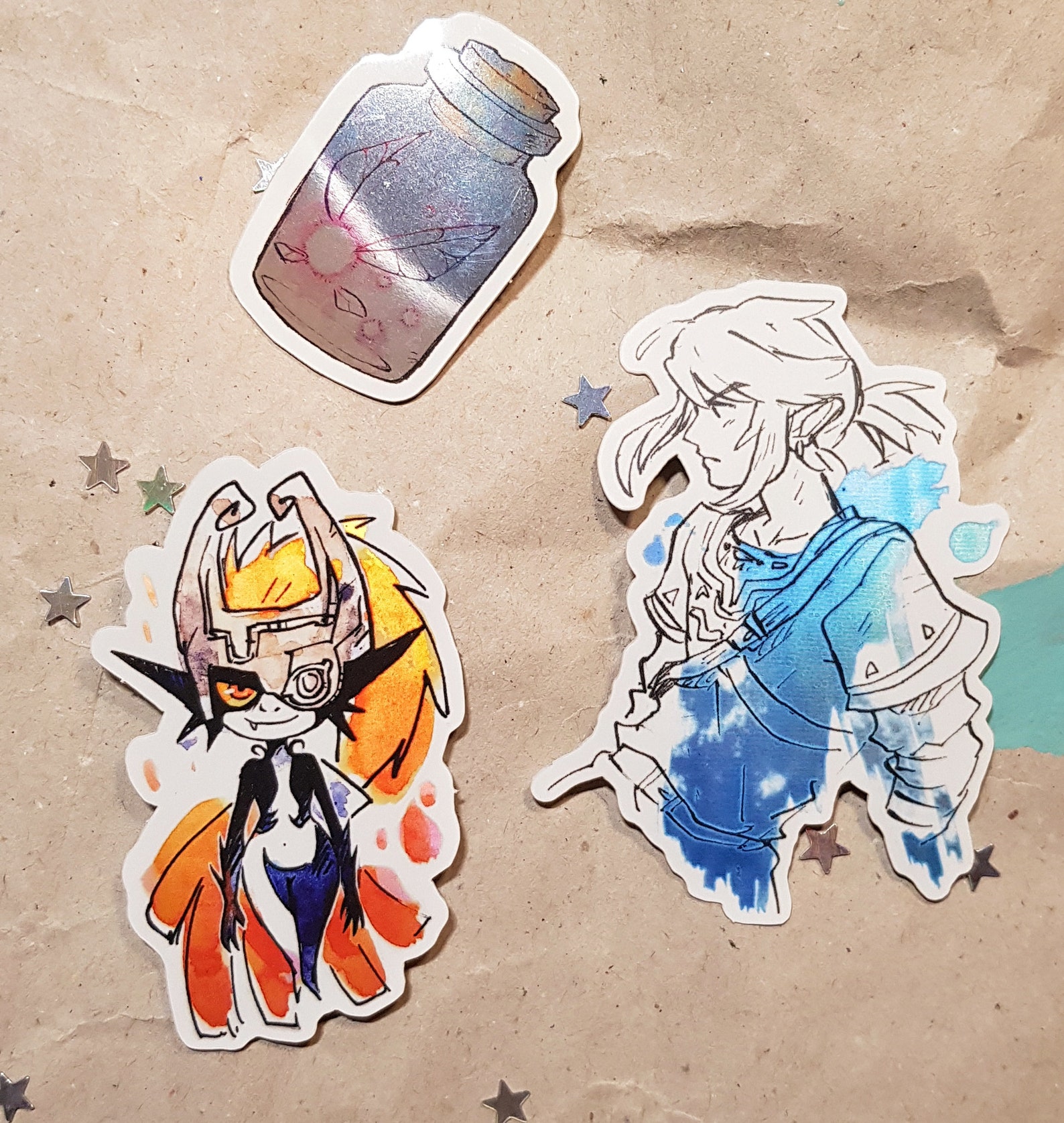 Botw Link Holographic Sticker Zelda Breath of the Wild - Etsy