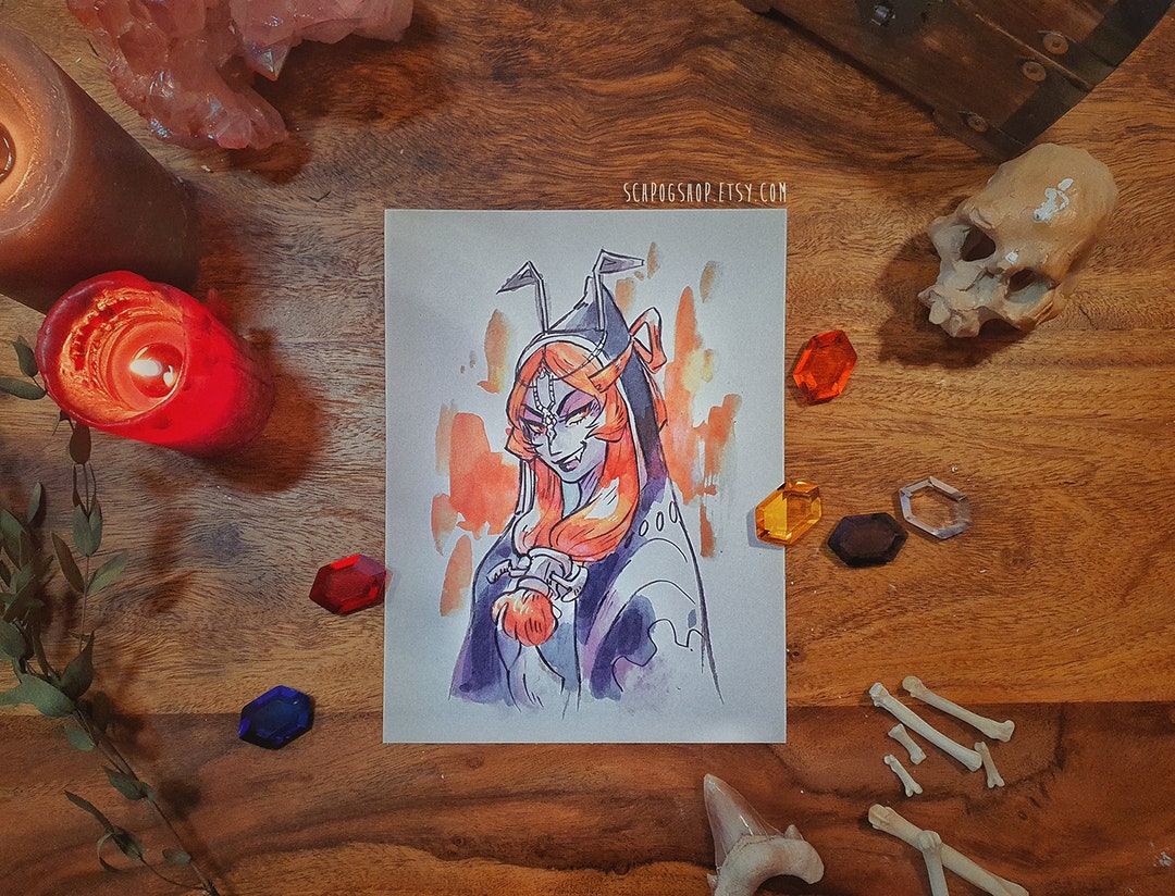 Midna / Zelda Twilight Princess / Print - Etsy