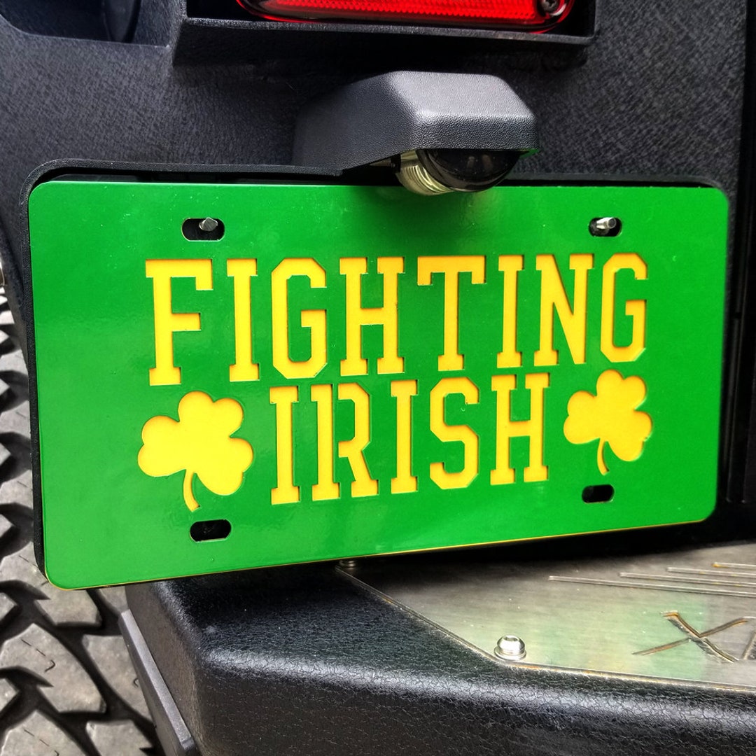 Notre Dame Fighting Irish License Plate - Etsy
