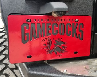 South Carolina SC State Custom License Plate Custom Car - Etsy