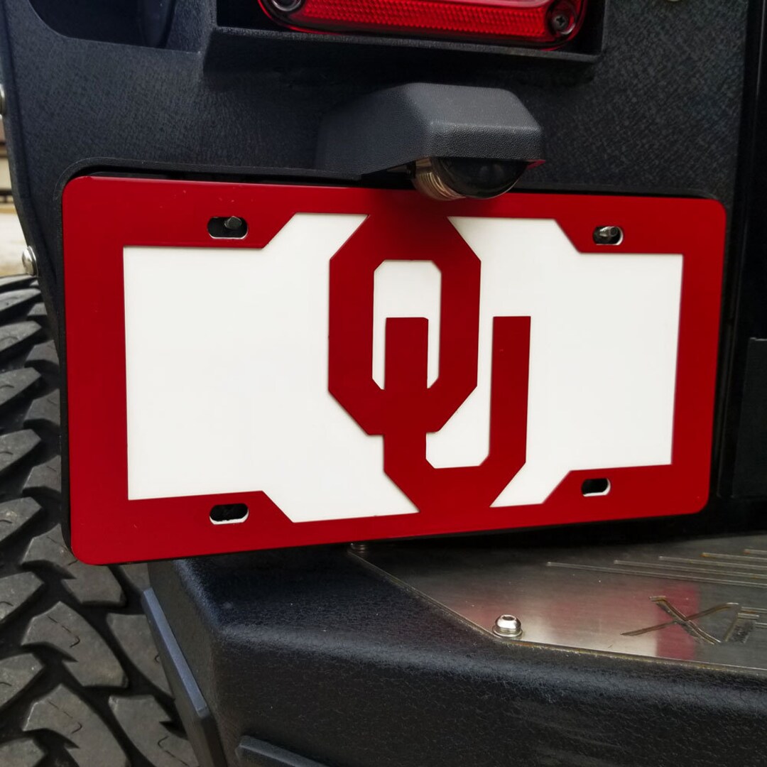 Oklahoma Sooners OU License Plate - Etsy