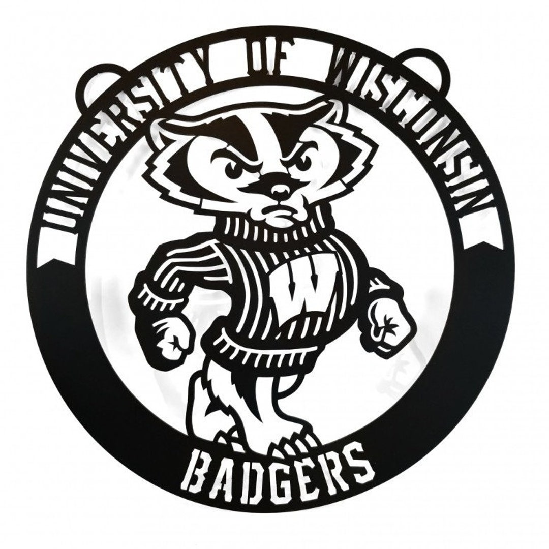 Wisconsin Badgers Welcome Circle - Etsy