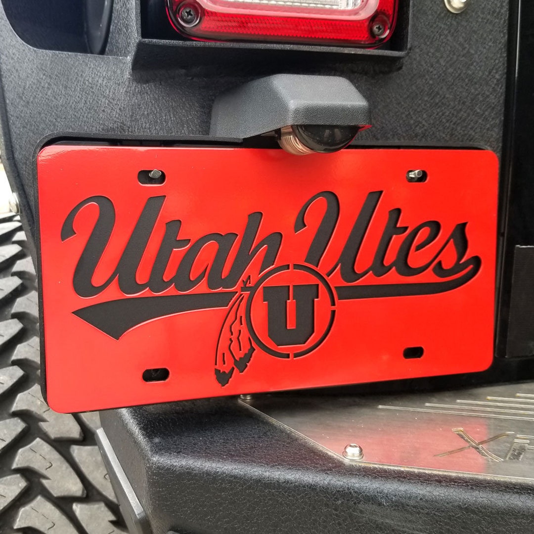 Utah Utes License Plate - Etsy