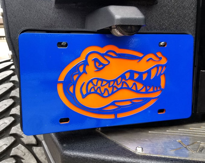 Florida Gators Gator Head License Plate - Etsy