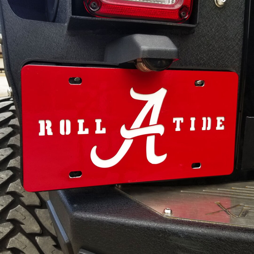 Alabama Roll Tide License Plate - Etsy