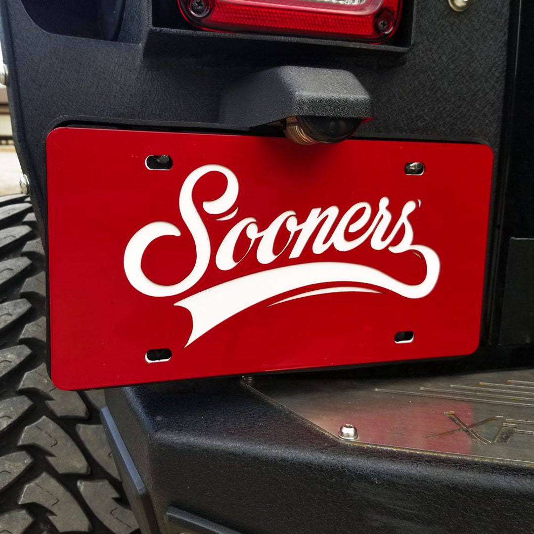 Oklahoma Sooners License Plate - Etsy