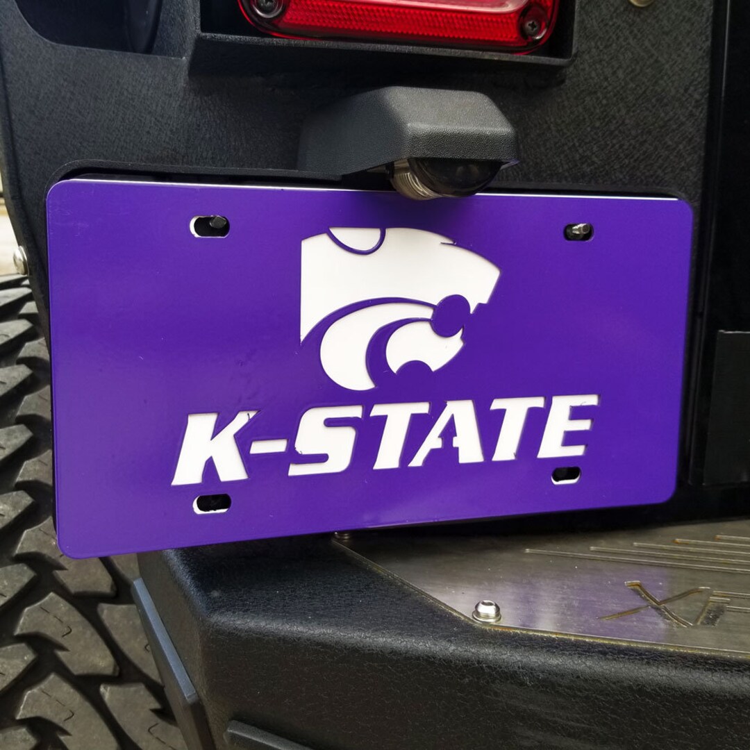 Kansas State K-state License Plate - Etsy