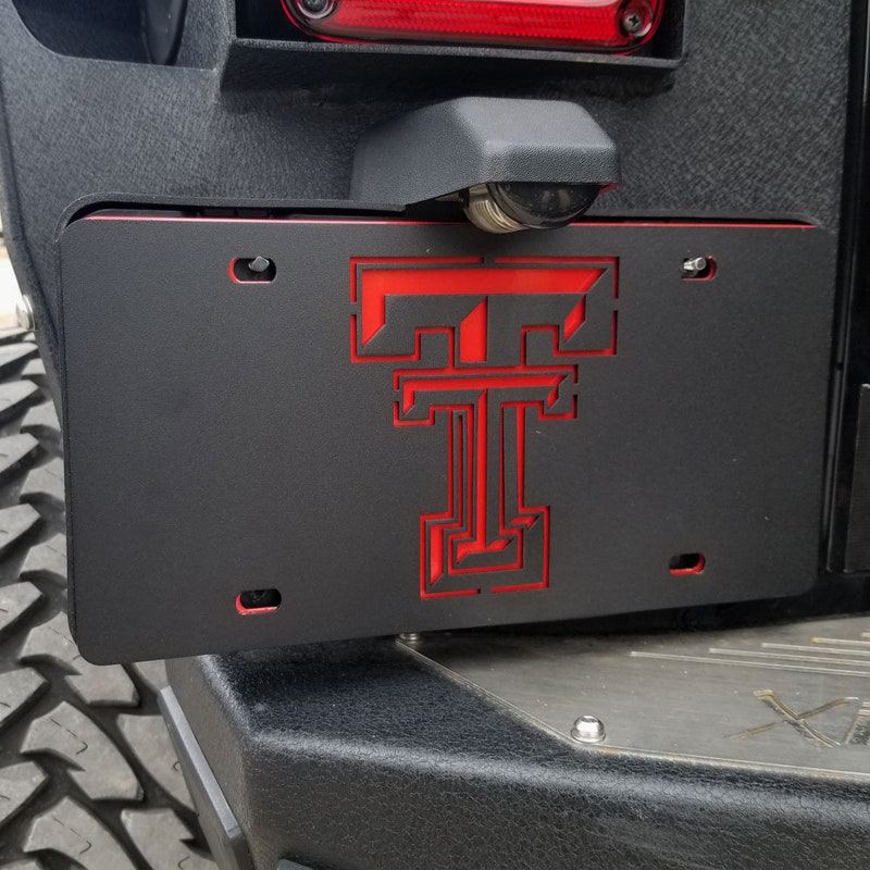 Texas Tech Licence Plate - Etsy