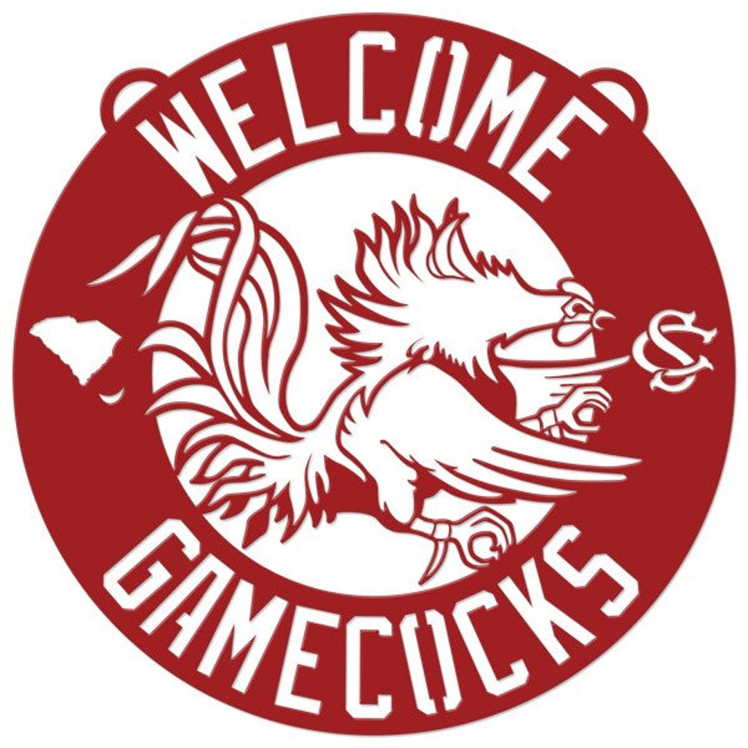 South Carolina Gamecocks Welcome Circle - Etsy