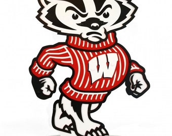 Wisconsin Badgers Sports Signs - Etsy