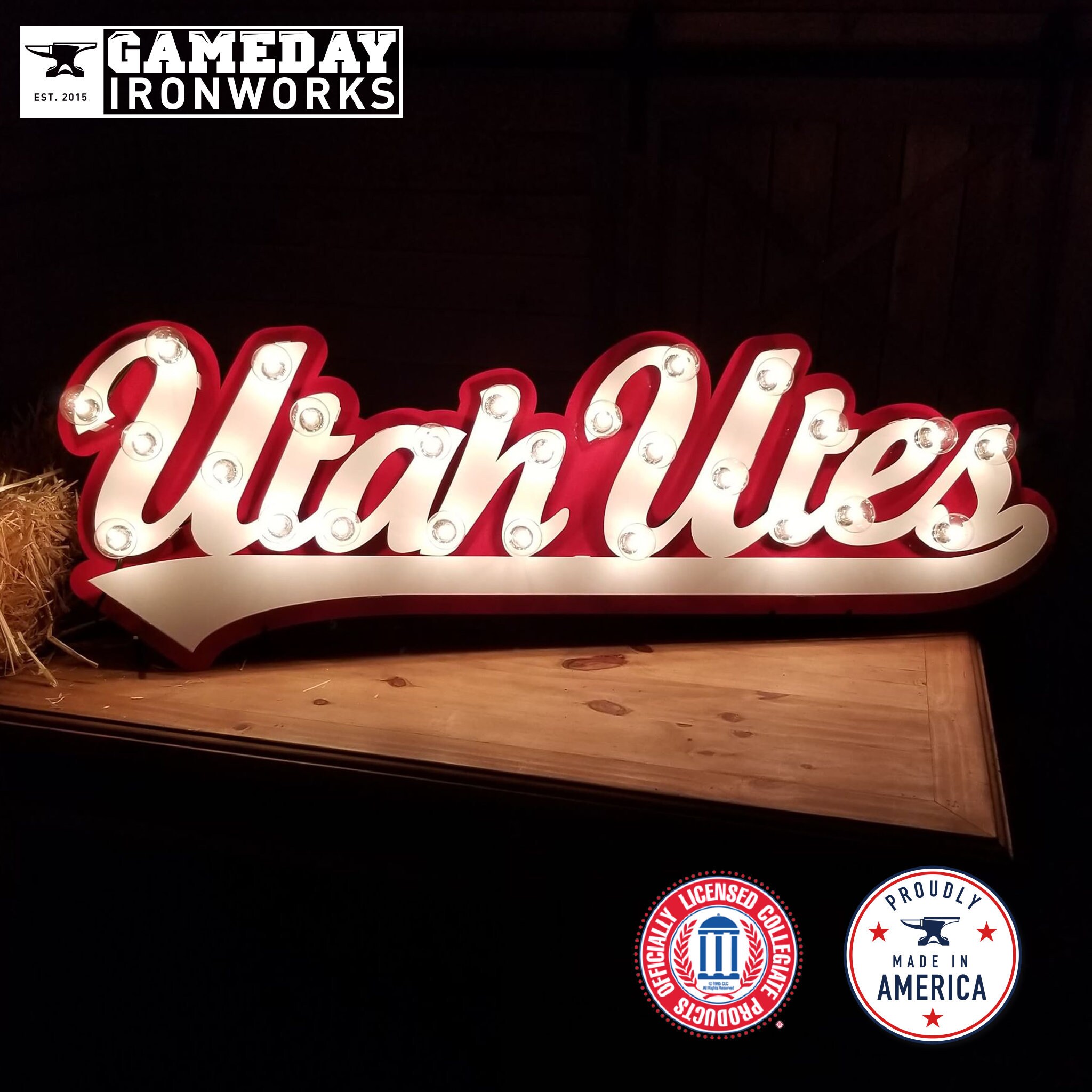 Utah Utes Lit Sign - Etsy
