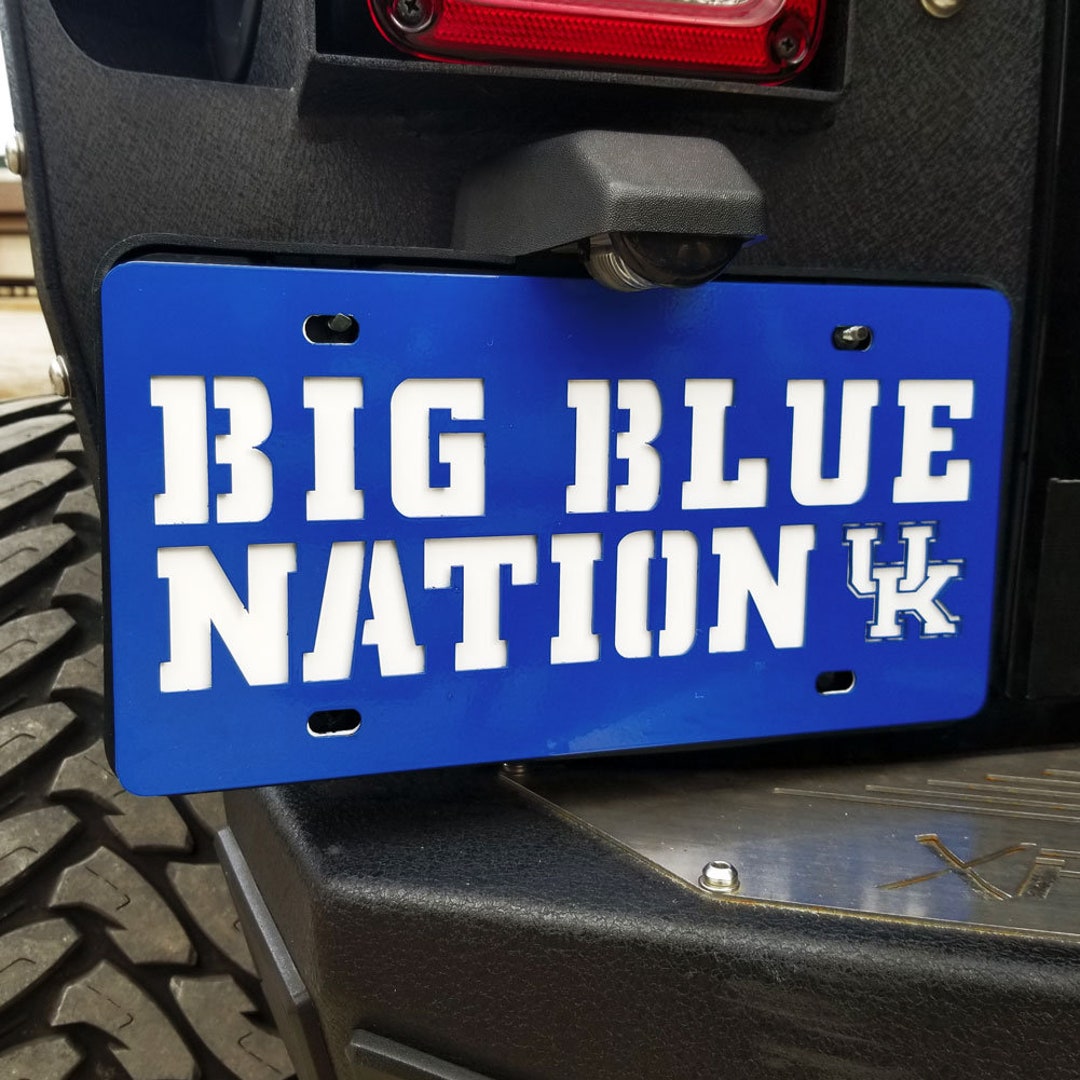 Kentucky Big Blue Nation License Plate - Etsy
