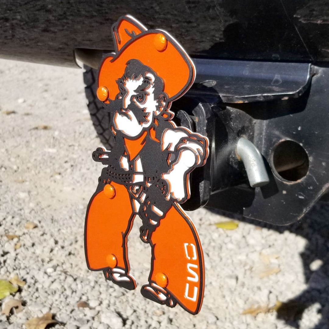 Christian Fitzpatrick NCAA Oklahoma State Cowboys Hitch Cover | 2 Inch ...