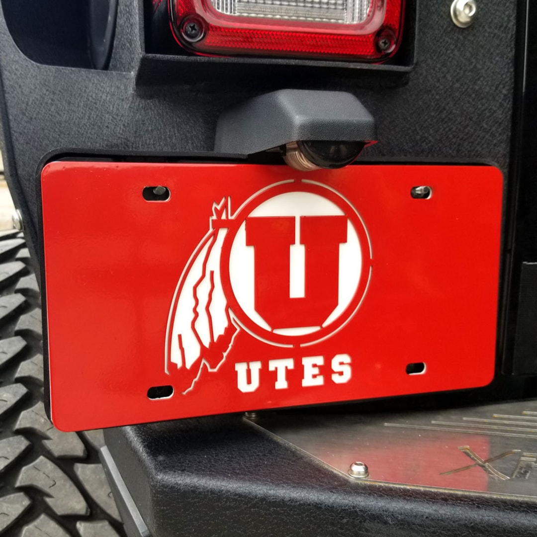 Utah Utes "u" License Plate - Etsy
