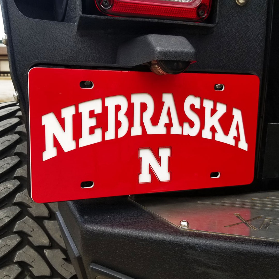 Nebraska "n" License Plate - Etsy