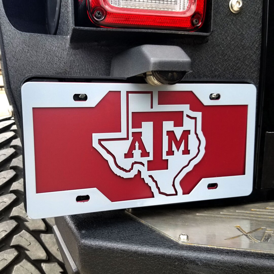 Texas A&M Aggies State License Plate - Etsy
