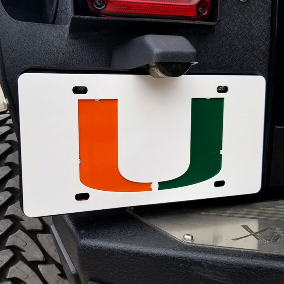 Miami U License Plate | Etsy