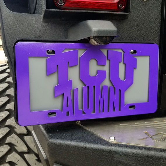 TCU Alumni License Plate | Etsy