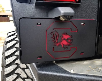 South Carolina SC State Custom License Plate Custom Car - Etsy