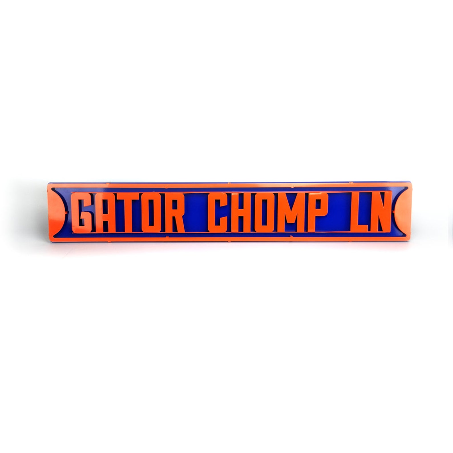 Florida Gator Chomp Ln 3D Street Sign - Etsy